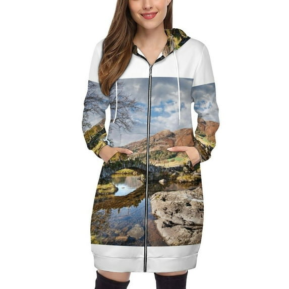 Autumn At Slater Bridge-Little Langdale English Lake District Hoodie ...