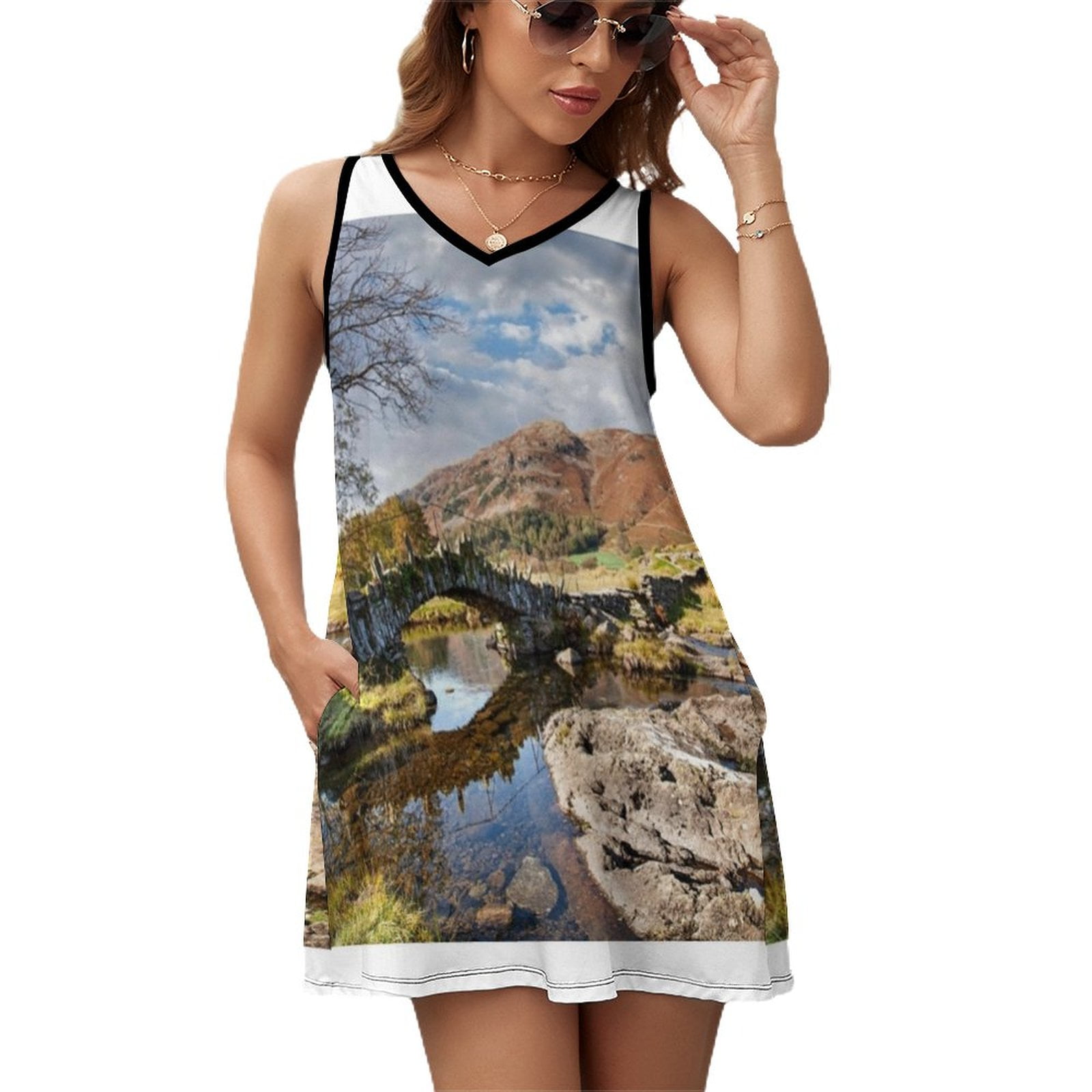 Autumn At Slater Bridge-Little Langdale English Lake District Square ...