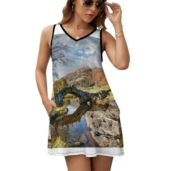 Autumn At Slater Bridge-Little Langdale English Lake District Square ...