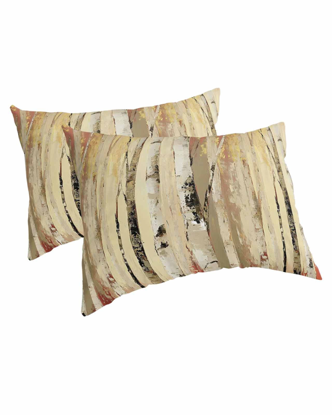Autumn Branch Trees Pillow Covers King Size 2 Pack, Fall Forest Vintage ...
