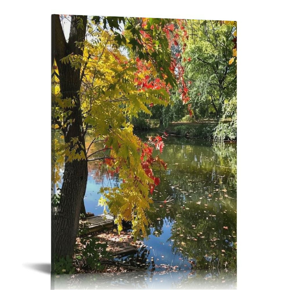 "Autumn Branches" Artwork by Kurt Shaffer, Canvas Wall Art - Walmart.com