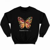Autumn Butterfly Fall Leaves Nature Inspired Art Themed Graphic Print ...