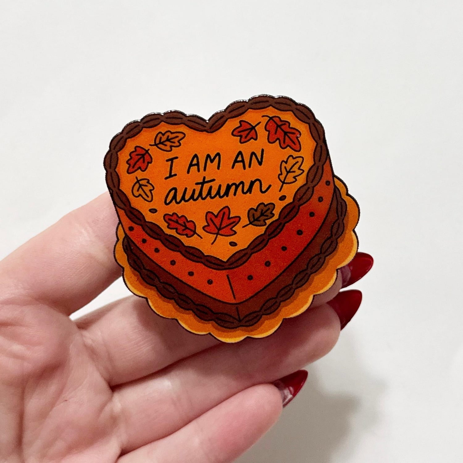 Autumn Cake Phone Grip: Cozy Fall Reader Accessory - Walmart.com