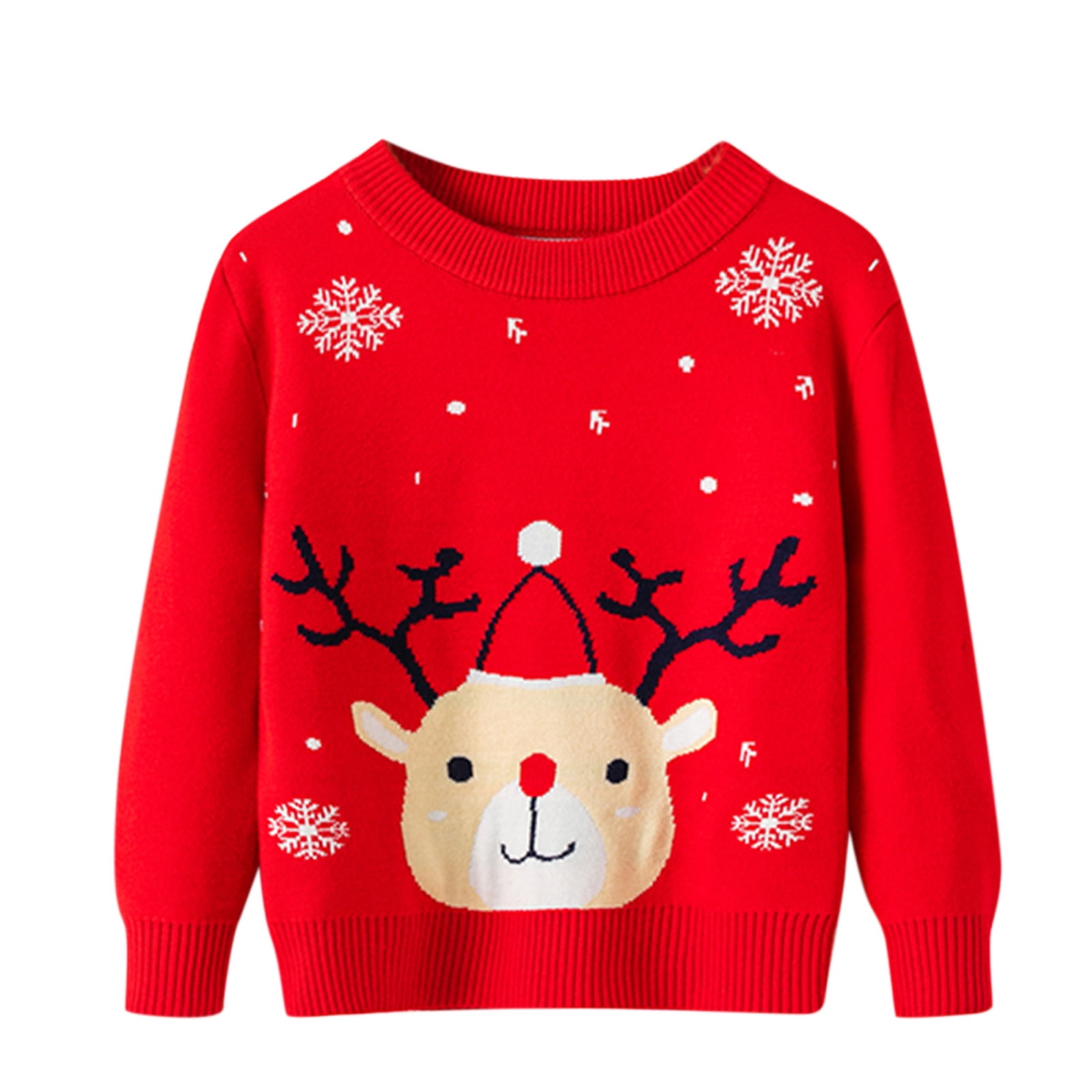 Autumn Casual Kids Pullovers Sweater Toddler Boys Girls Christmas ...