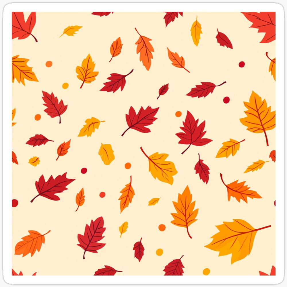 Autumn Charms: Leaves And Colors Sticker Kir-523 - Walmart.com
