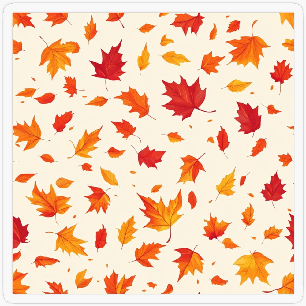 Autumn Charms: Leaves And Colors Sticker Kir-529 - Walmart.com