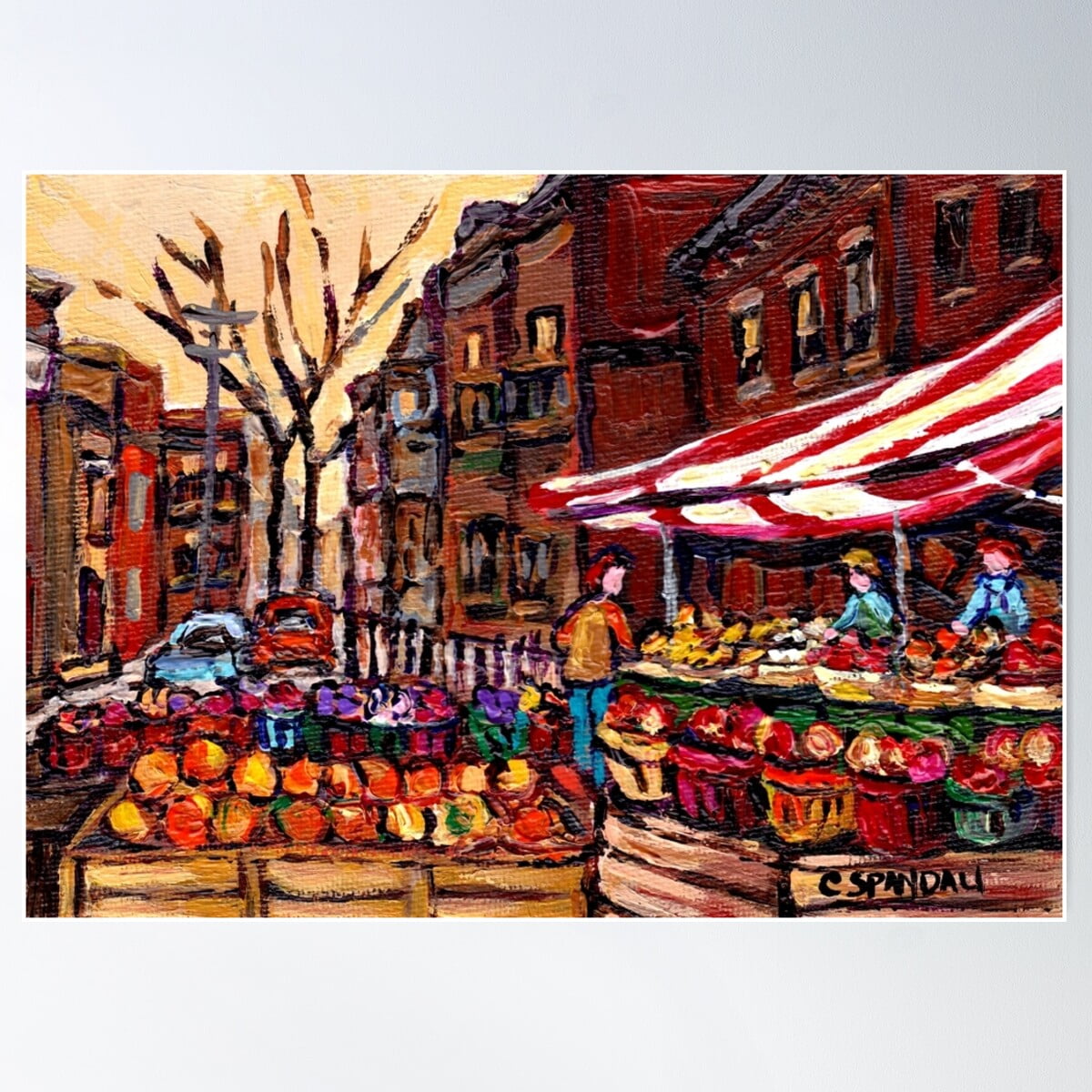Autumn In The City Canadian Paintings Best Authentic Original Montreal ...