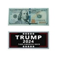 Autumn Clearance Trump 2024 Campaign Sticker with Realistic $100 Bill ...