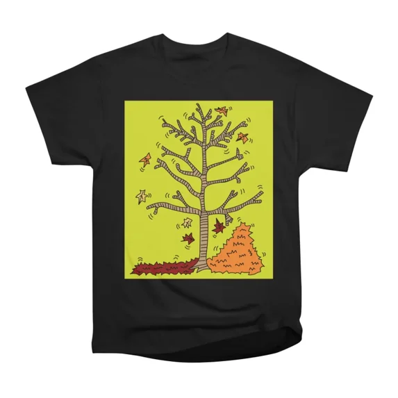 Autumn Colorful Leaves Nature Season T-Shirt Tee Gift For Him Merch For ...