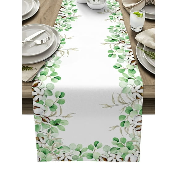 Autumn Cotton Pumpkin Retro Table Runner Home Dining Table r Placemat ...