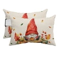 Autumn Country Pumpkin Gnome Outdoor Pillow for Chaise Lounge Chair ...