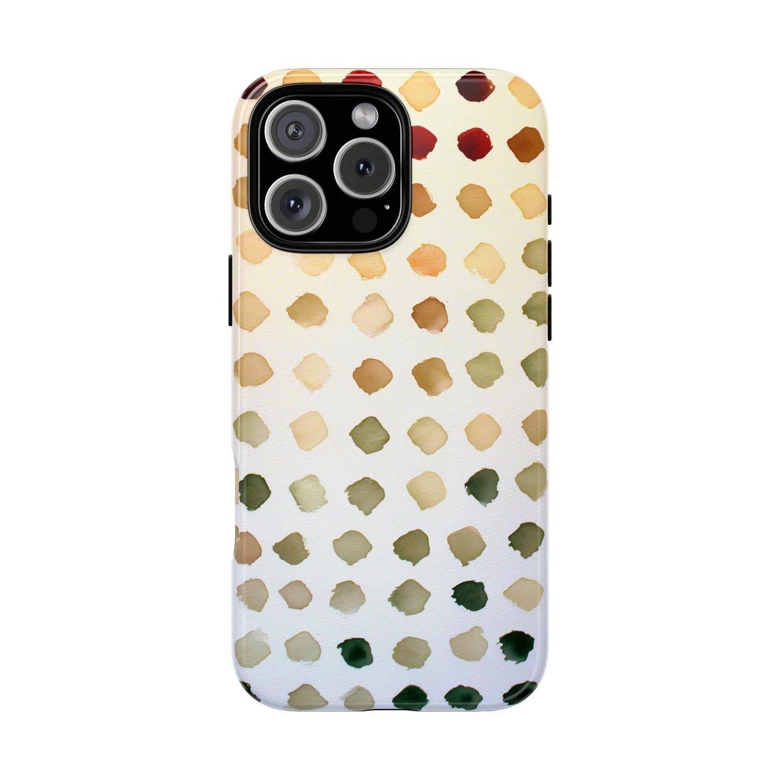 Autumn Dabs Paint Dots Abstract Phone Case for iPhone 11 to 17 Series ...