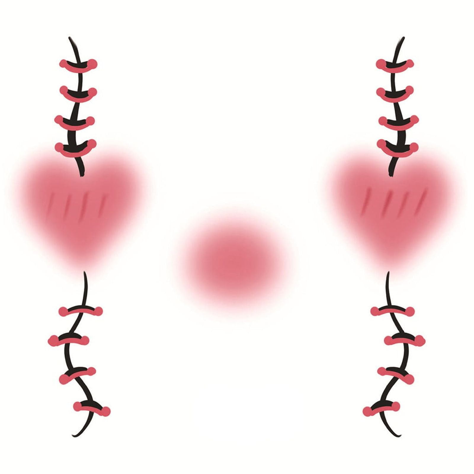 Autumn Deals Halloween Face Eye Stickers Eye Liner Eyeshadow Temporary ...