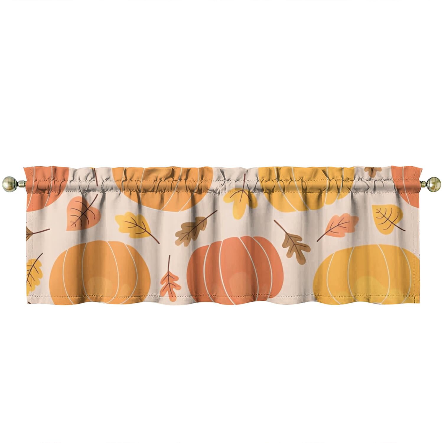 Autumn Decor Valance with Rustic Fall Style - Thanksgiving Theme ...