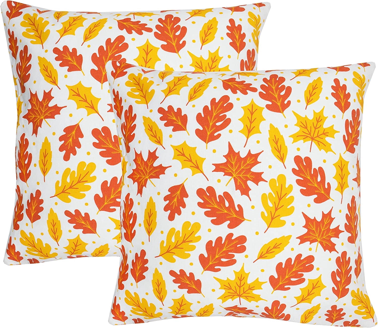 Autumn Decorations Fall Porch Outdoor Throw Pillow Covers Décor Maple ...