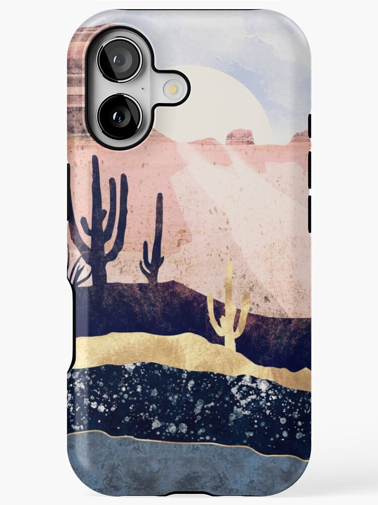 Autumn Desert Scenic Landscape Art iPhone Case 11 12 13 14 15 16 17 Pro ...