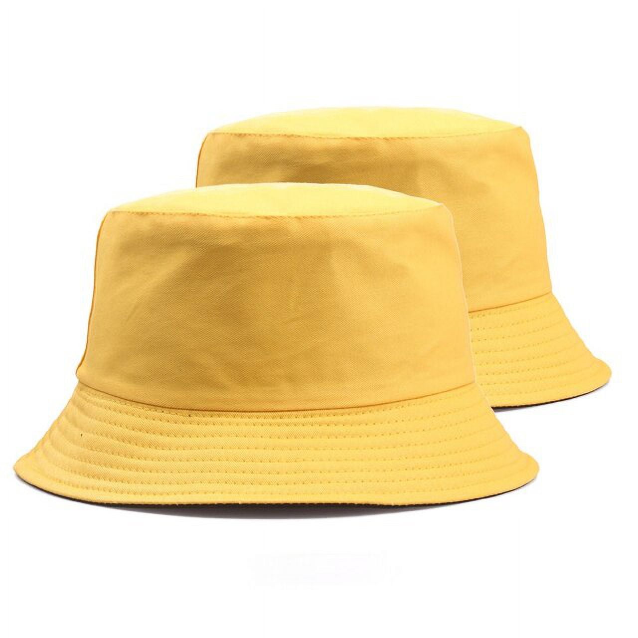 Autumn Double-Sided Bucket Hats For Men Girls Reversible Panama Hip Hop ...