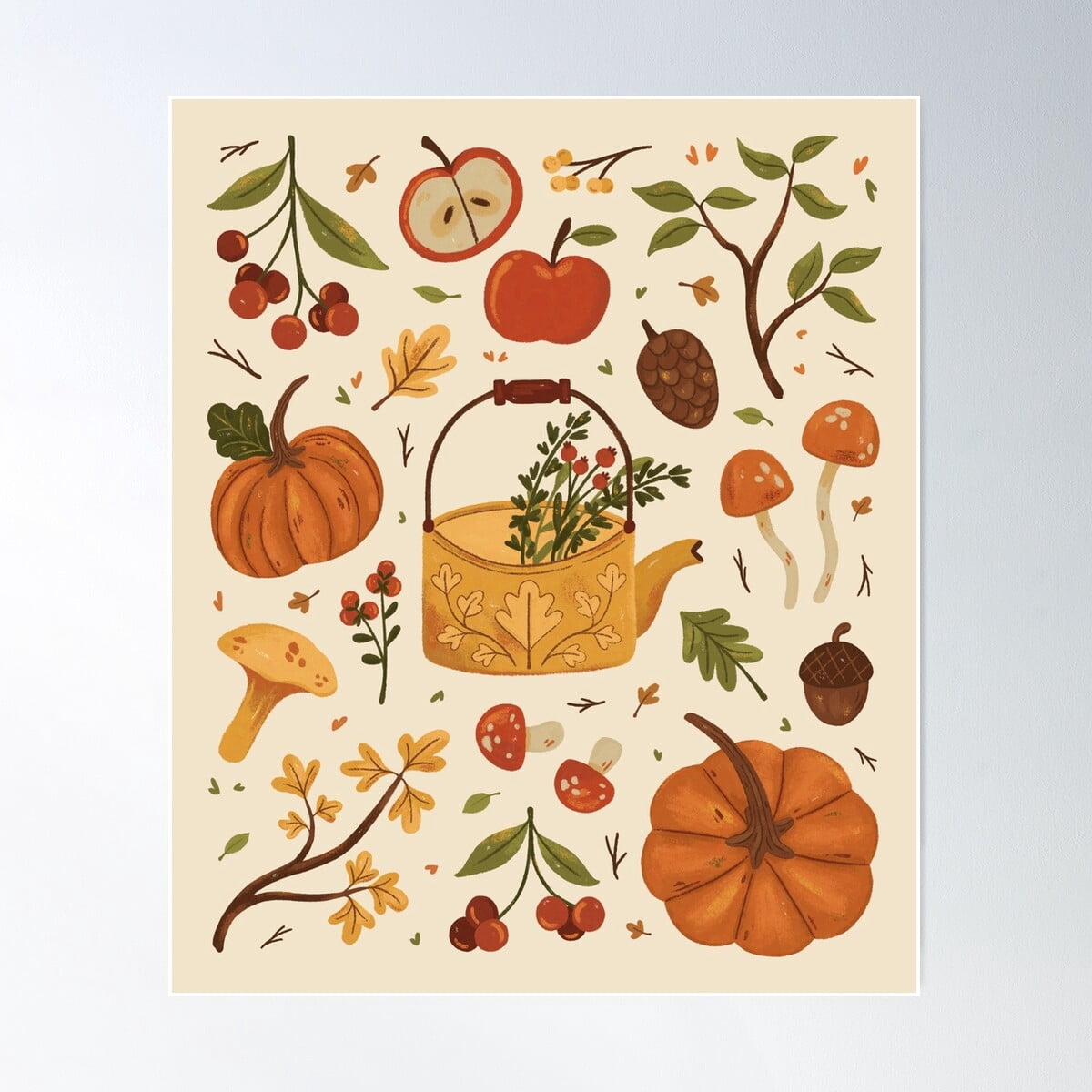 Autumn Dreaming Poster Art Home Decor Vintage Gift Living Room Dercor ...