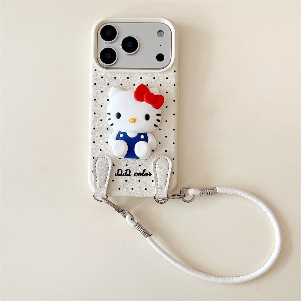 Autumn Edition With Lanyard Wine Red 3D Phone Case For iPhone 17 16 15 ...