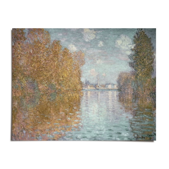Autumn Effect at Argenteuil - Claude Monet - 10x12 - Wall Art Print ...