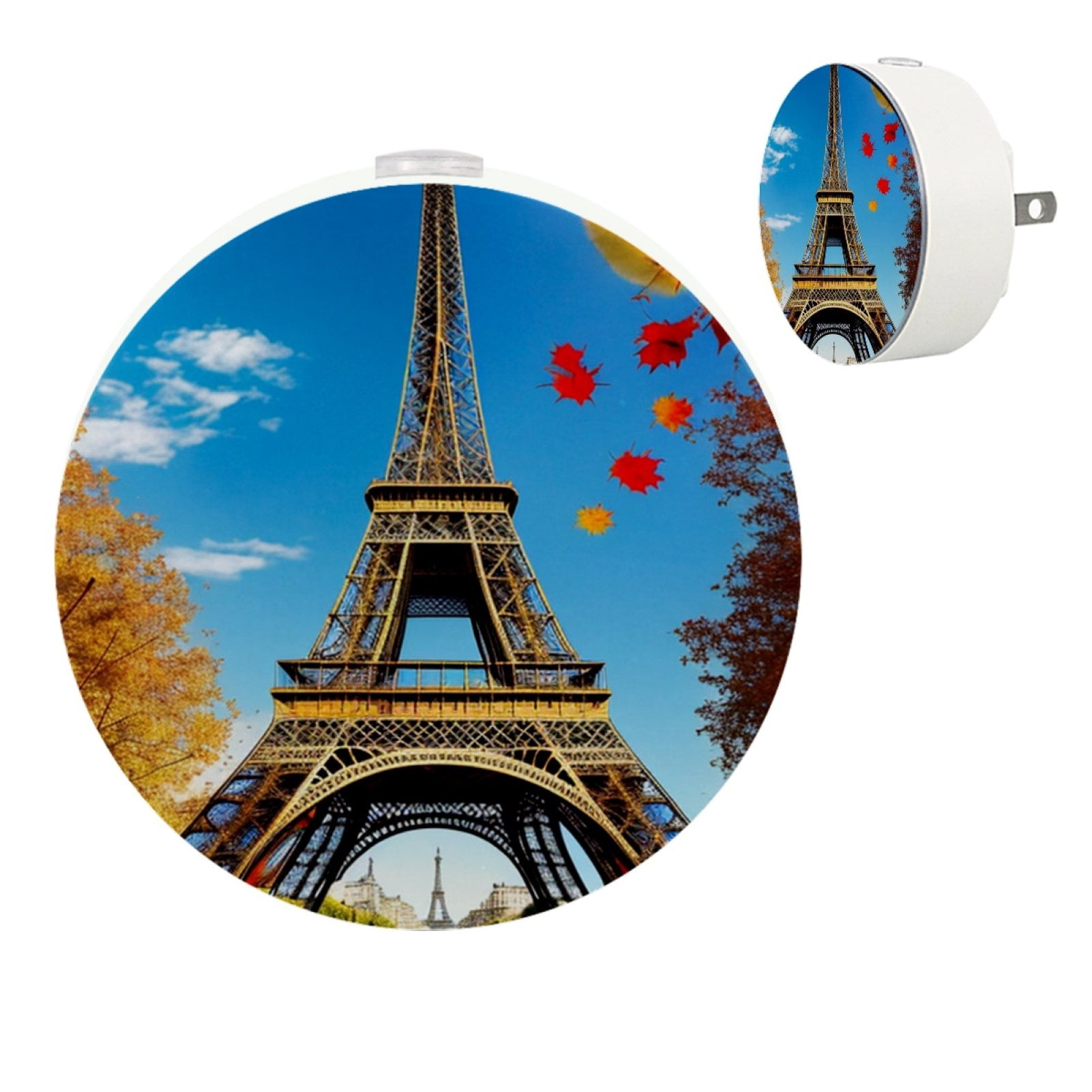 Autumn Eiffel Tower Automatic night lights plug into wall Dusk to Dawn ...