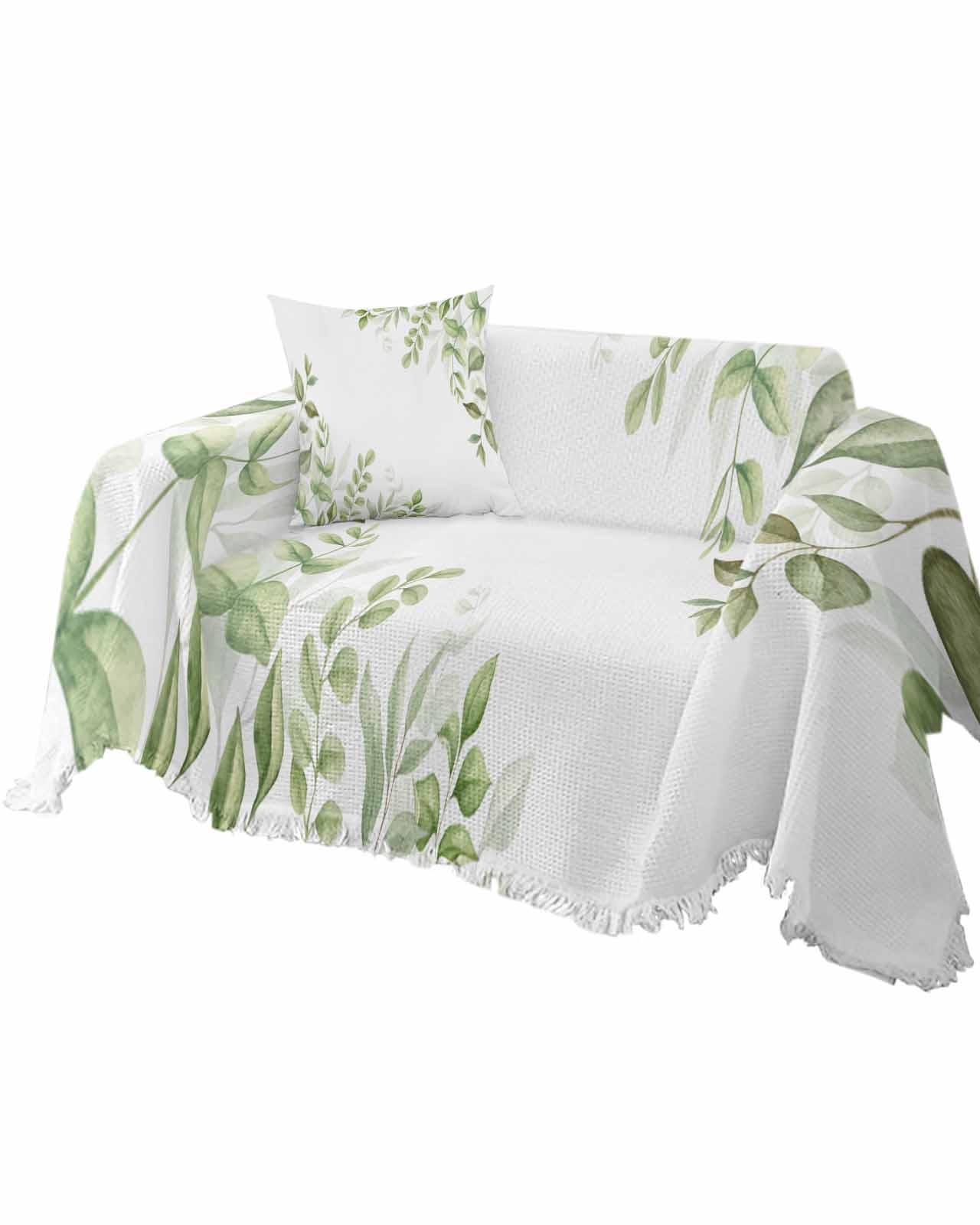 Autumn Eucalyptus Leaves Sofa Couch Covers for Dog,Washable Sofa Throw ...