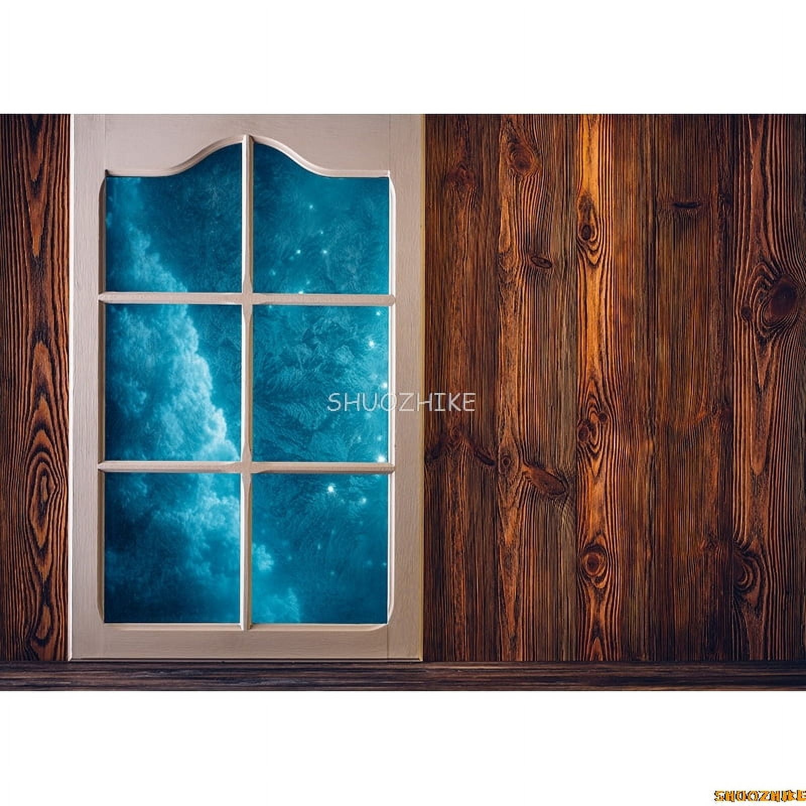 Autumn European Street Scery Photography Backdrops Props Blue Sky White ...