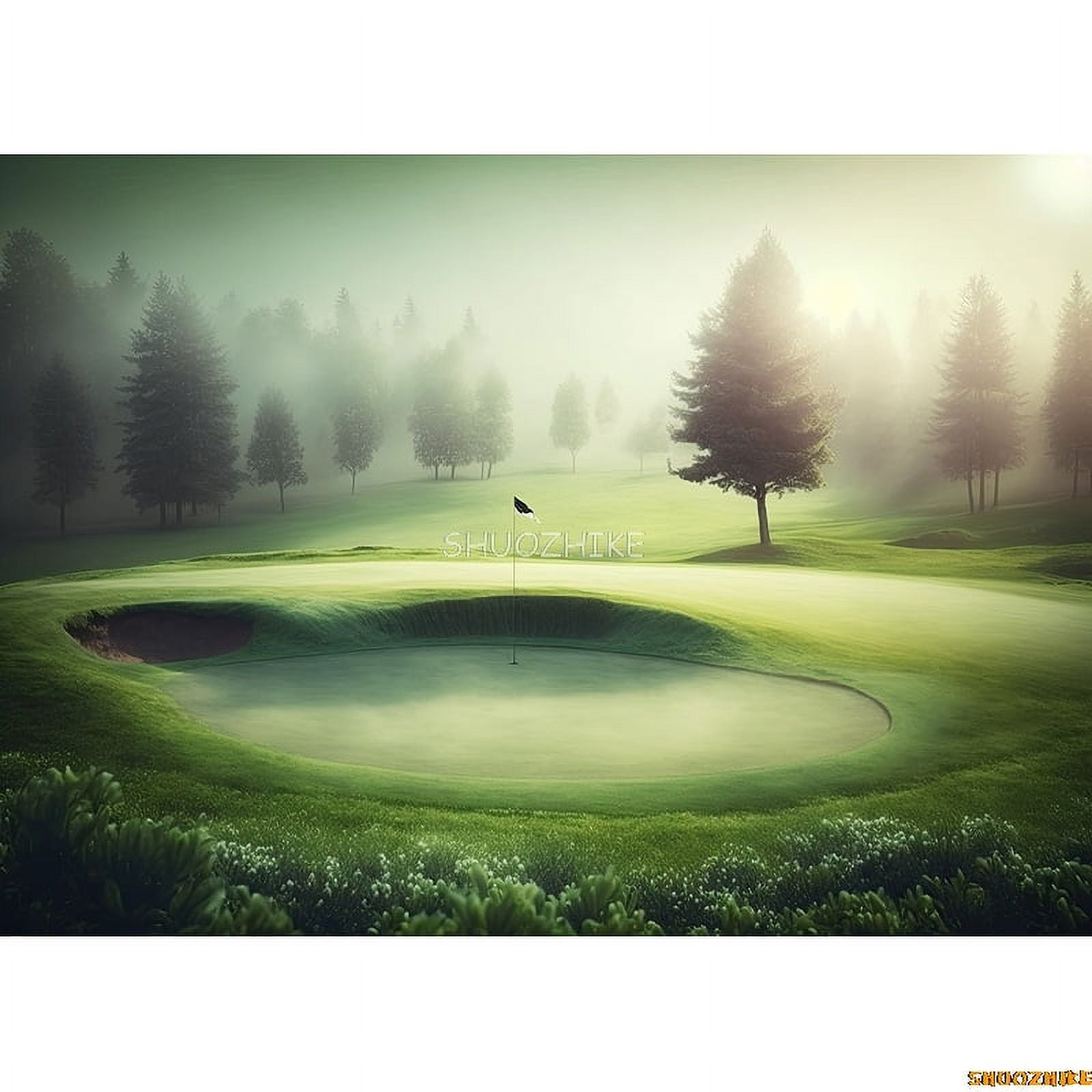 Autumn European Street Scery Photography Backdrops Props Blue Sky White ...