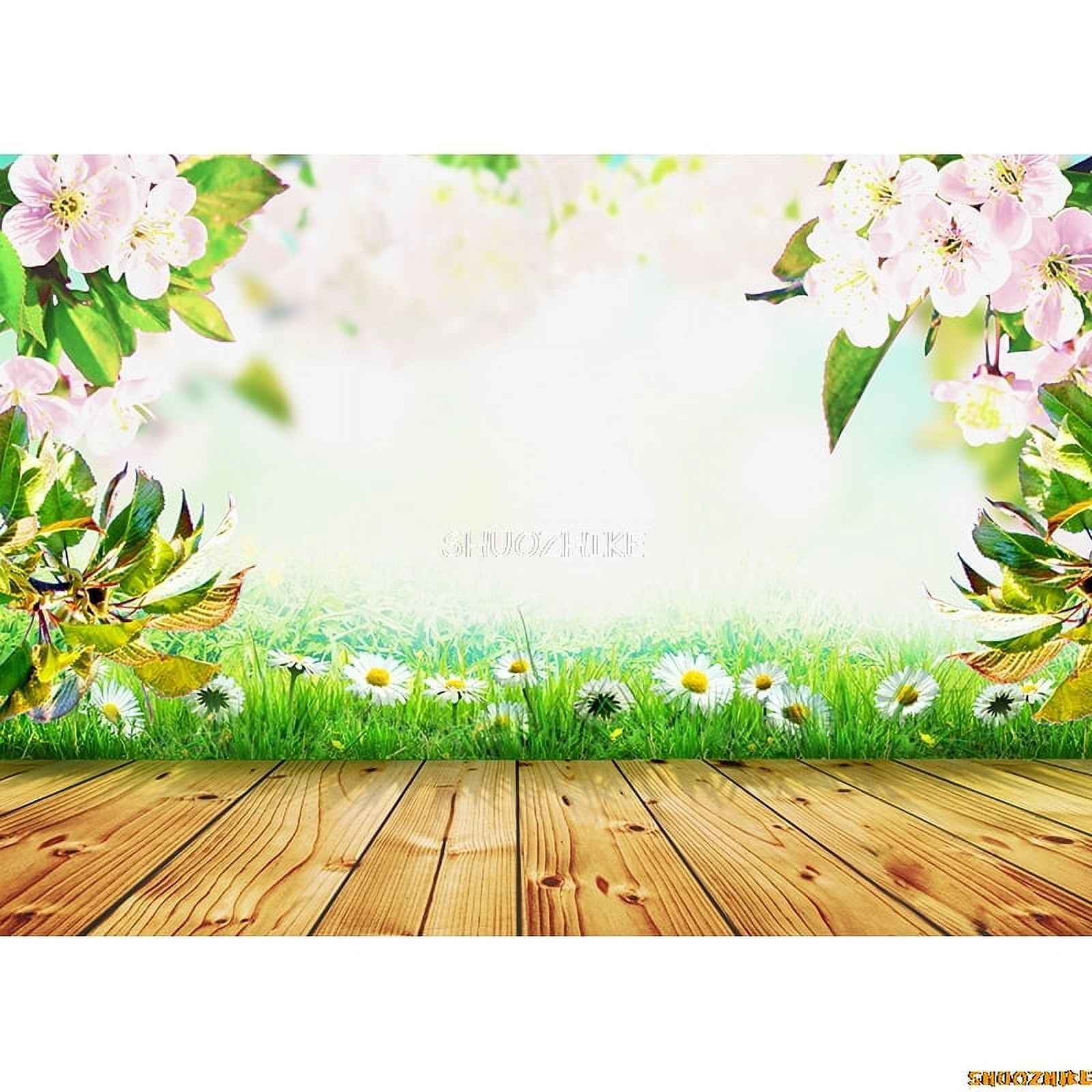 Autumn European Street Scery Photography Backdrops Props Blue Sky White ...