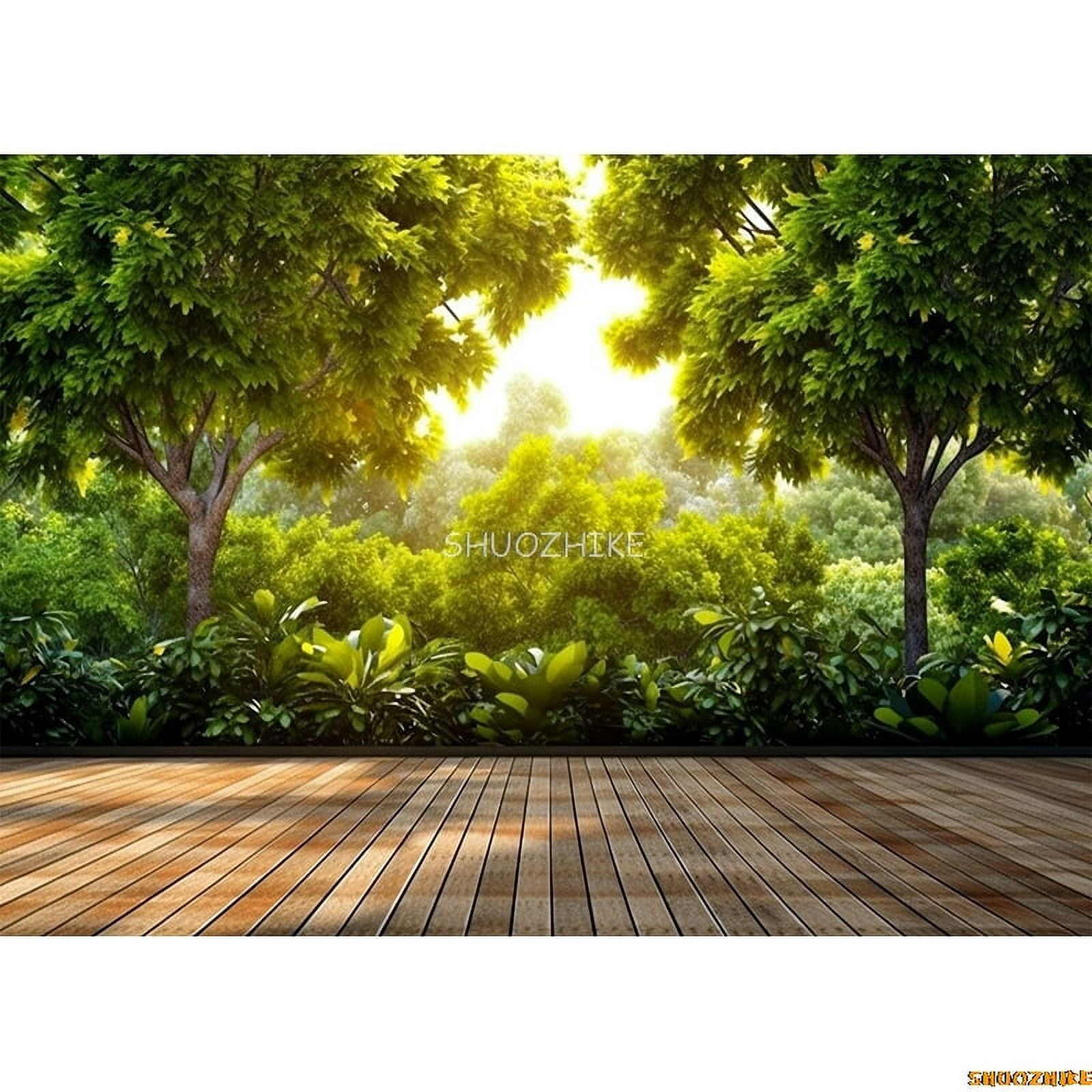 Autumn European Street Scery Photography Backdrops Props Blue Sky White ...