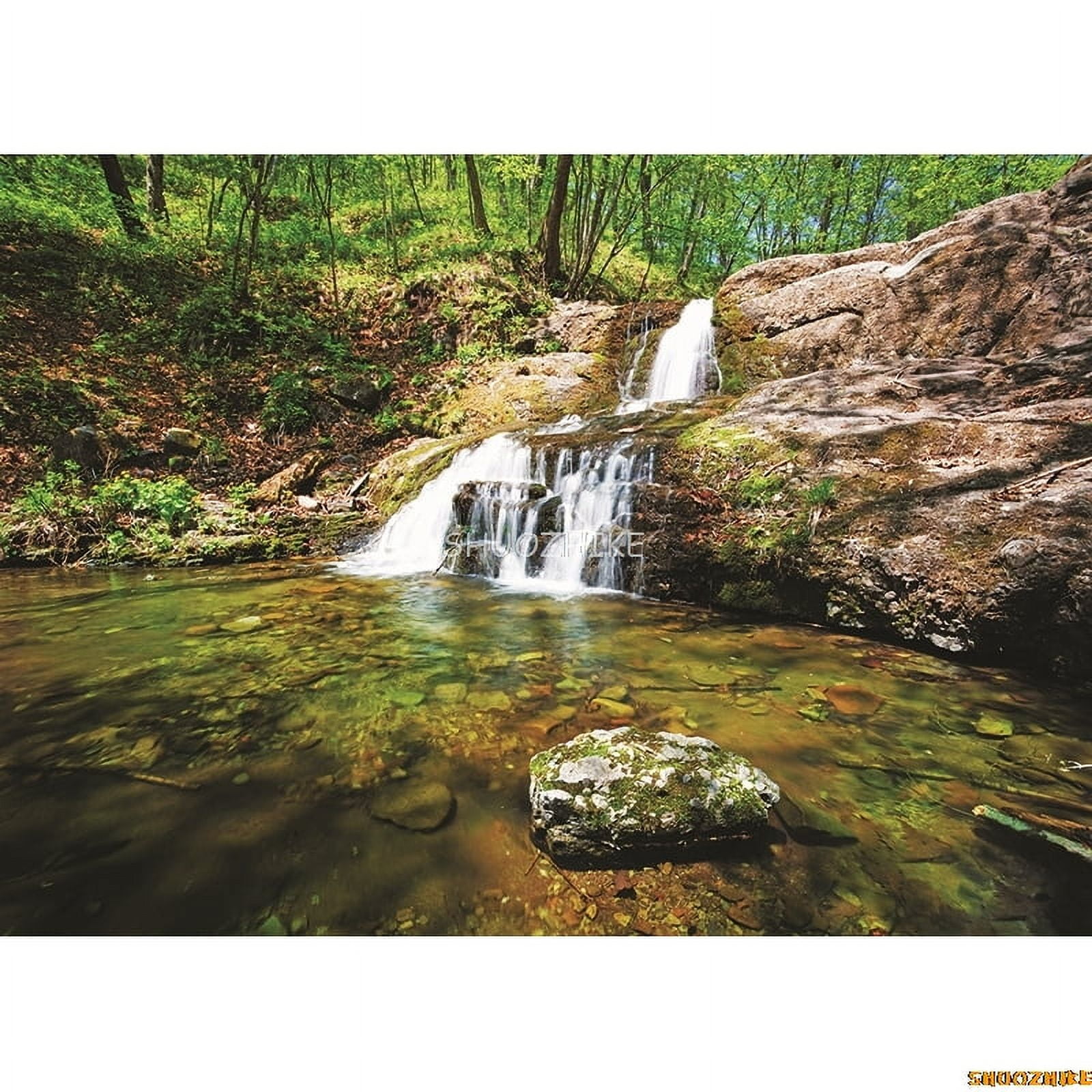 Autumn European Street Scery Photography Backdrops Props Blue Sky White ...