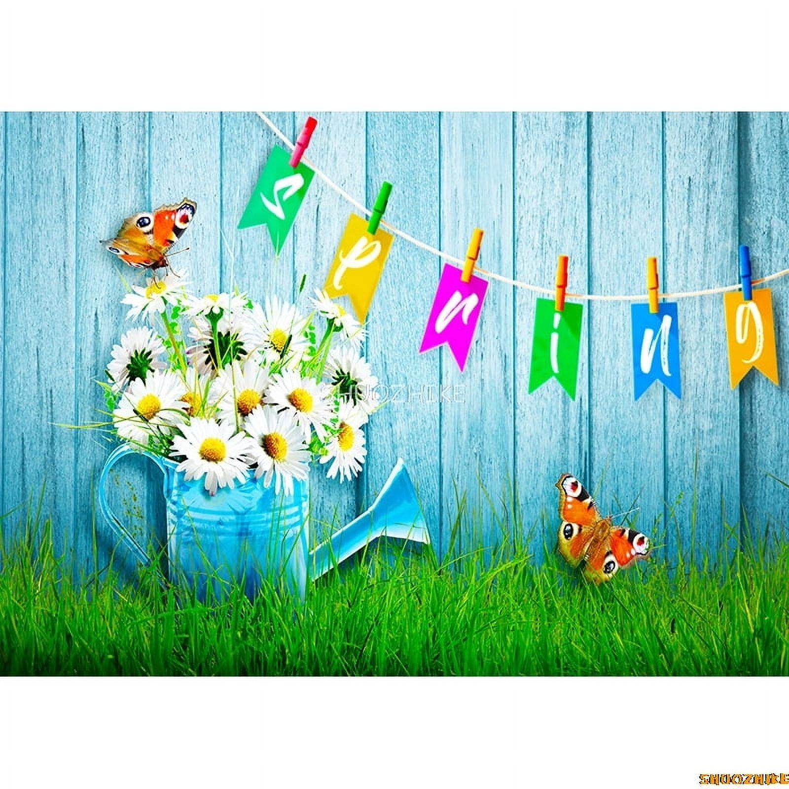 Autumn European Street Scery Photography Backdrops Props Blue Sky White ...