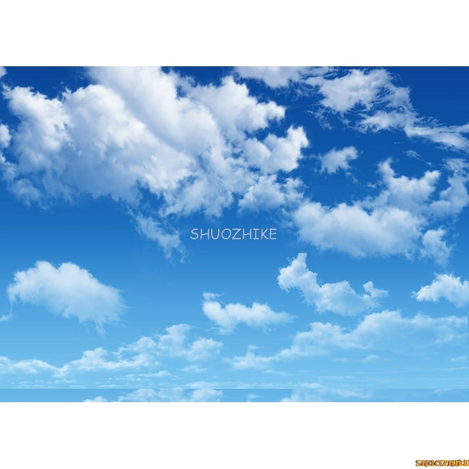 Autumn European Street Scery Photography Backdrops Props Blue Sky White ...