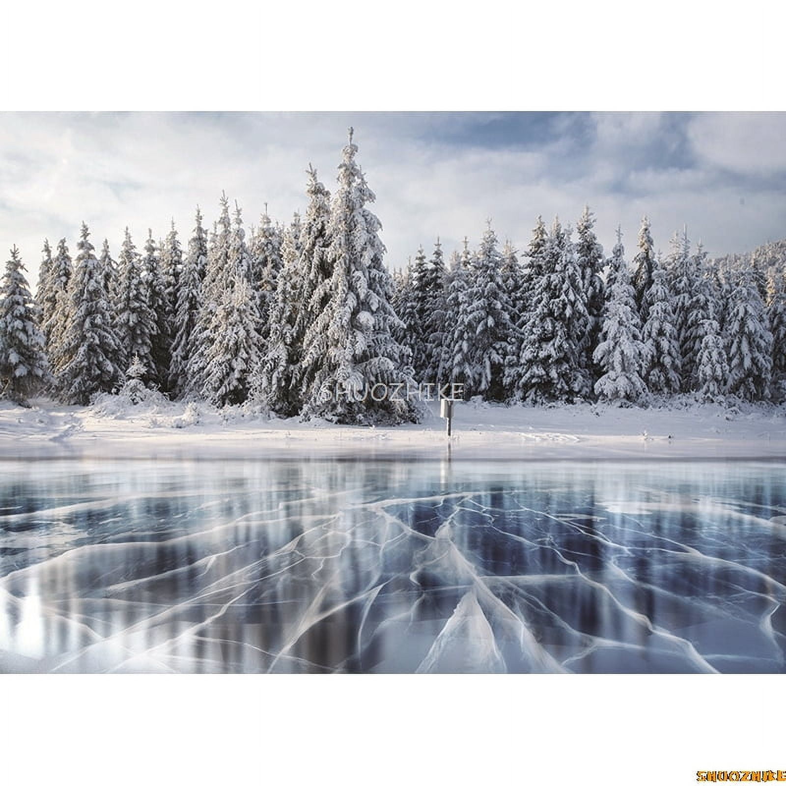 Autumn European Street Scery Photography Backdrops Props Blue Sky White ...