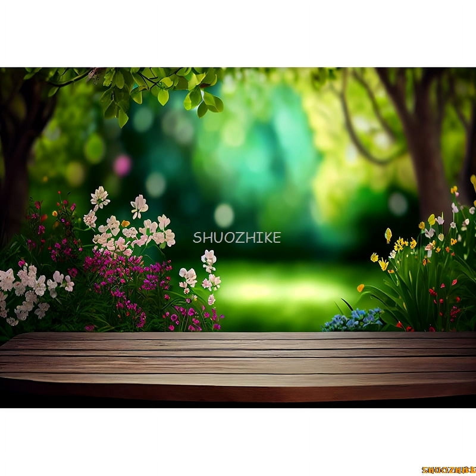 Autumn European Street Scery Photography Backdrops Props Blue Sky White ...