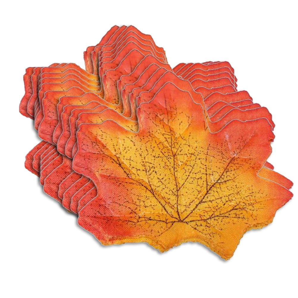 Autumn Fake Leaves Crafts for Home and Party Decor Pack of 50 Gorgeous ...