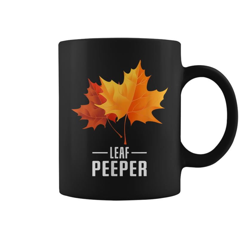 Autumn Fall Color Leaf Peeper Autumn Peeping Fall Retro Cute Coffee ...