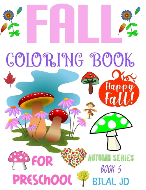 Autumn: Fall Coloring Book for Preschool : Coloring Books: Coloring ...