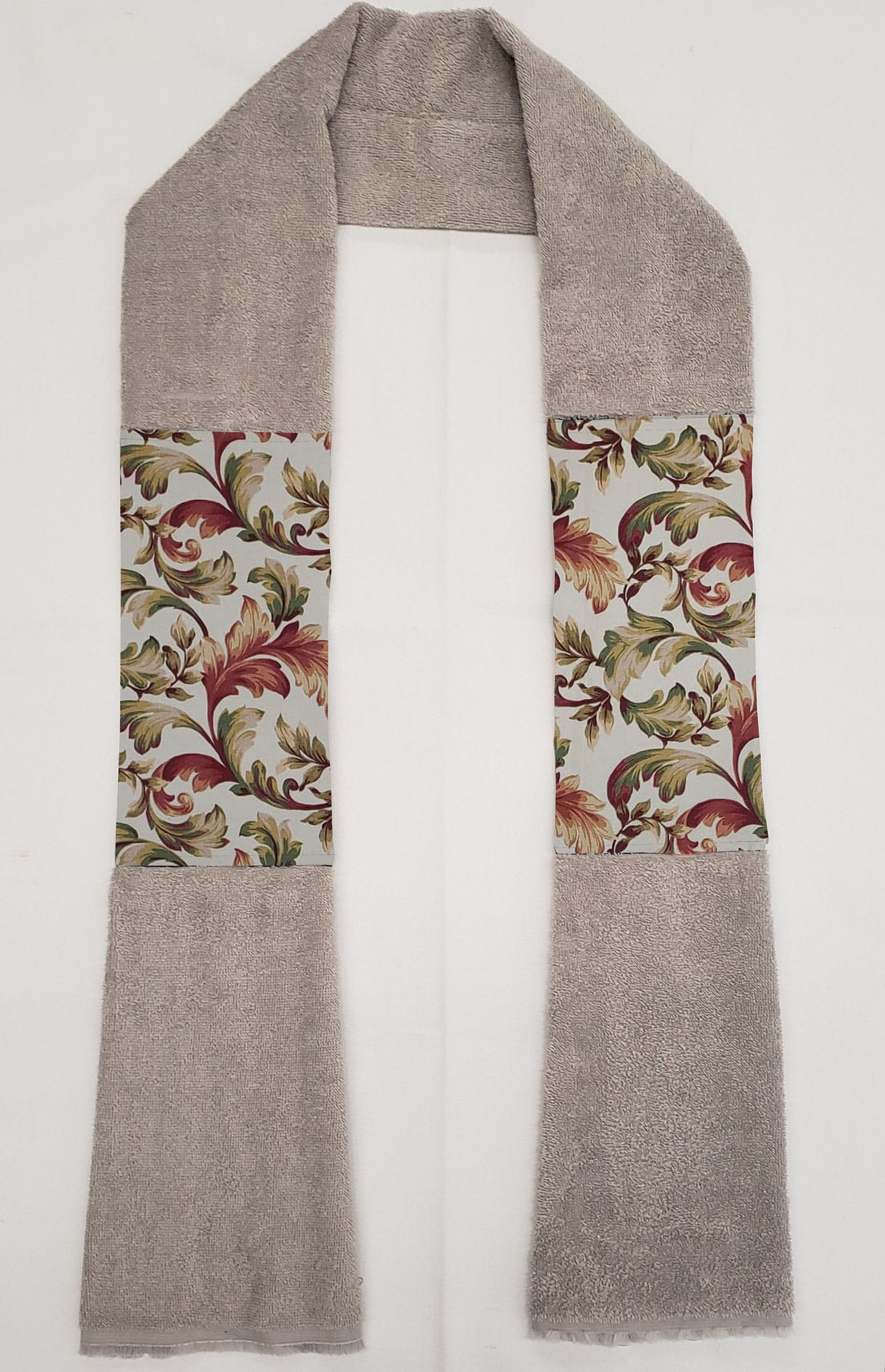 Autumn Fall Floral Leaves Kitchen Towel Boa / Scarf (Gray) - Walmart.com