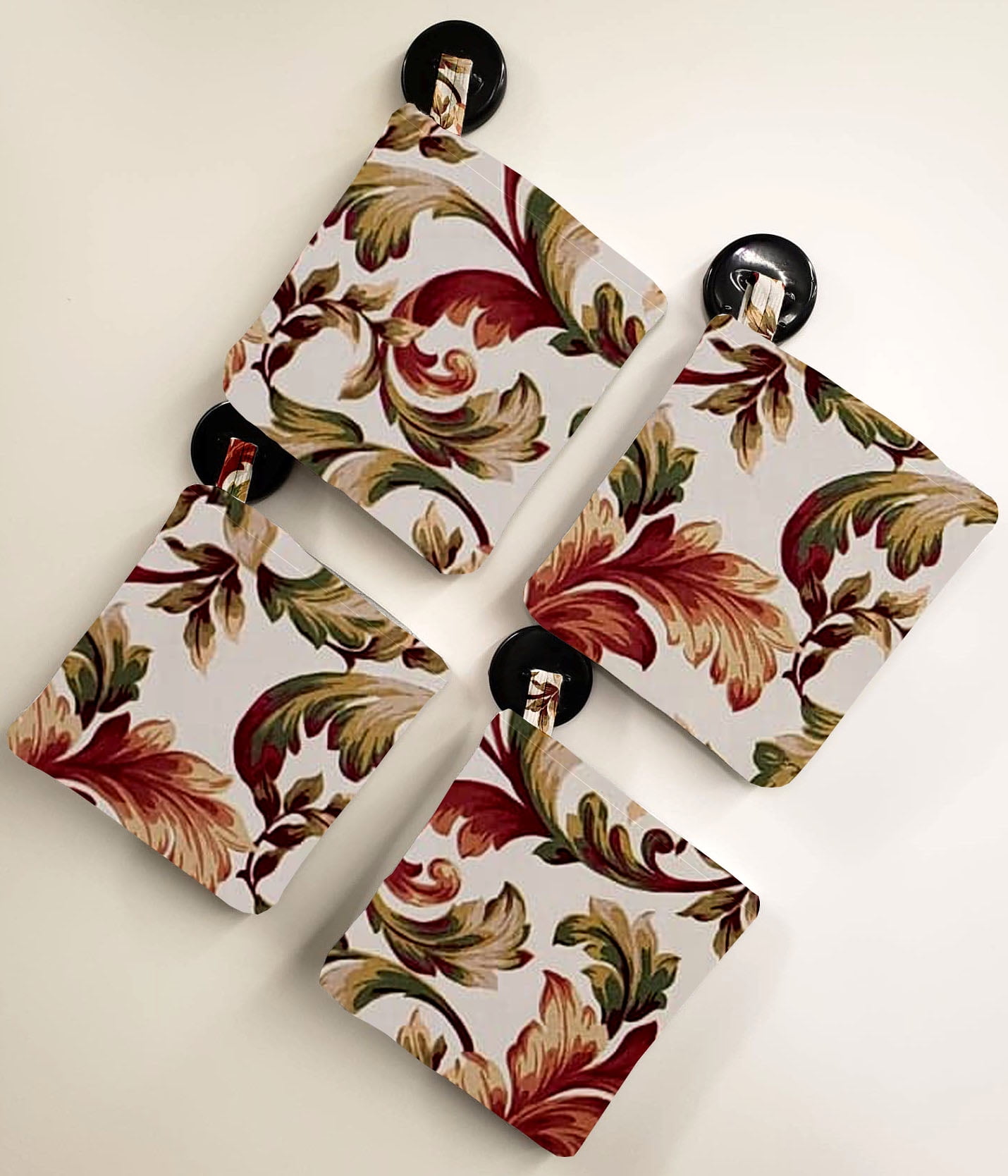 Autumn Fall Floral Leaves Pot Holders (Set of 4) by Penny's Needful ...