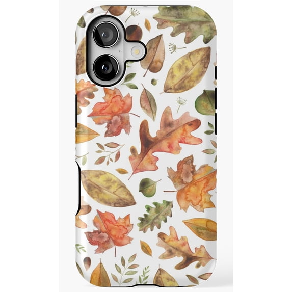 Autumn Fall Leaves Nature Print Skin Phone Case for iPhone 11 12 13 14 ...