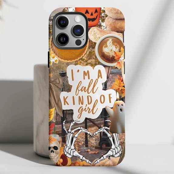 Autumn Fall Lover Collage Protective Case for iPhone 11 12 13 14 15 16 ...