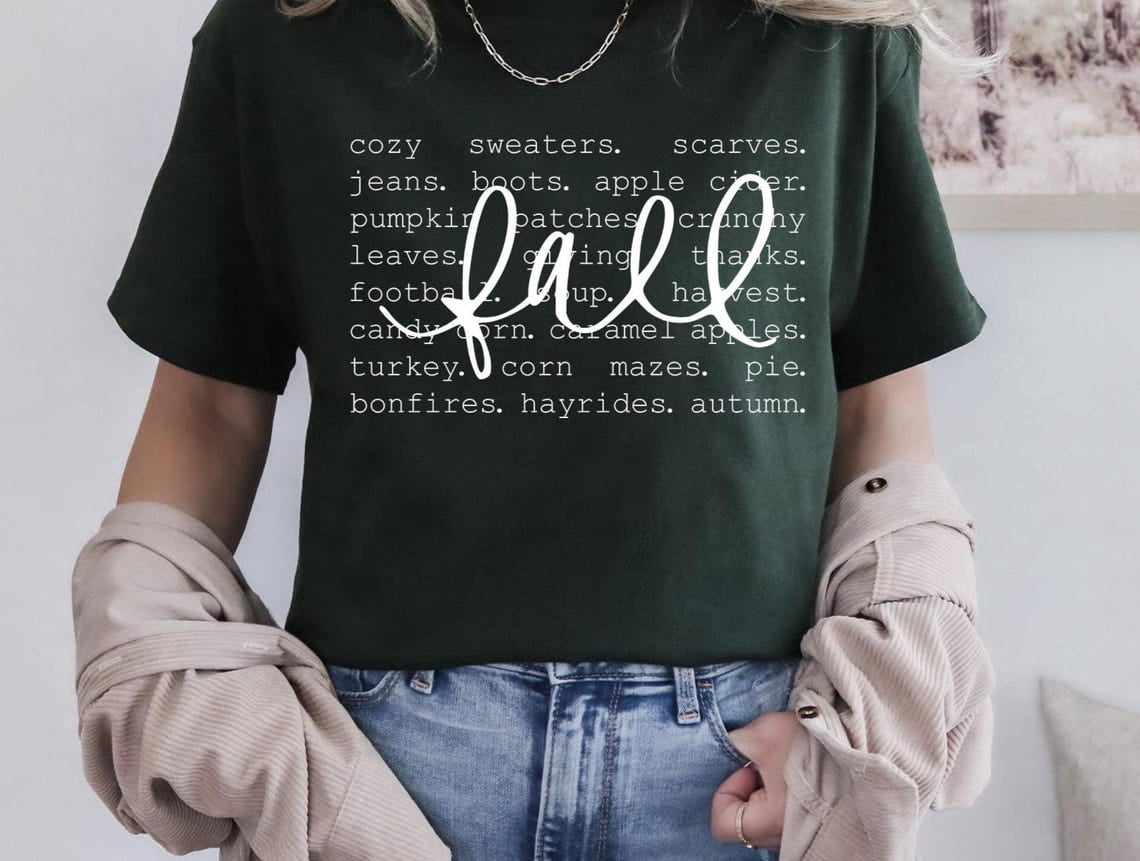 Autumn Fall Shirt, Hello Fall, Fall Shirts, Autumn Shirts, season Shirt ...