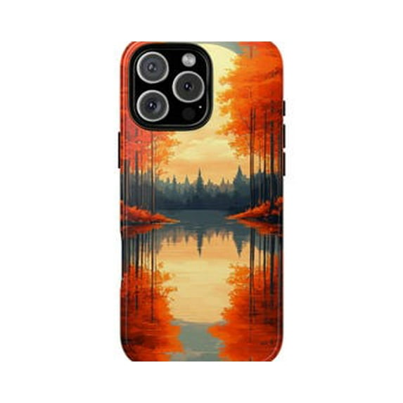 Autumn Fall Tree Wilderness Leaves Seasonal Scenic Gift Phone Case with ...
