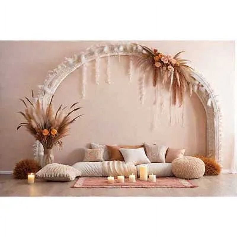 Autumn Farm Background Photography Boho Cowboy Thatch Arch Photocall ...