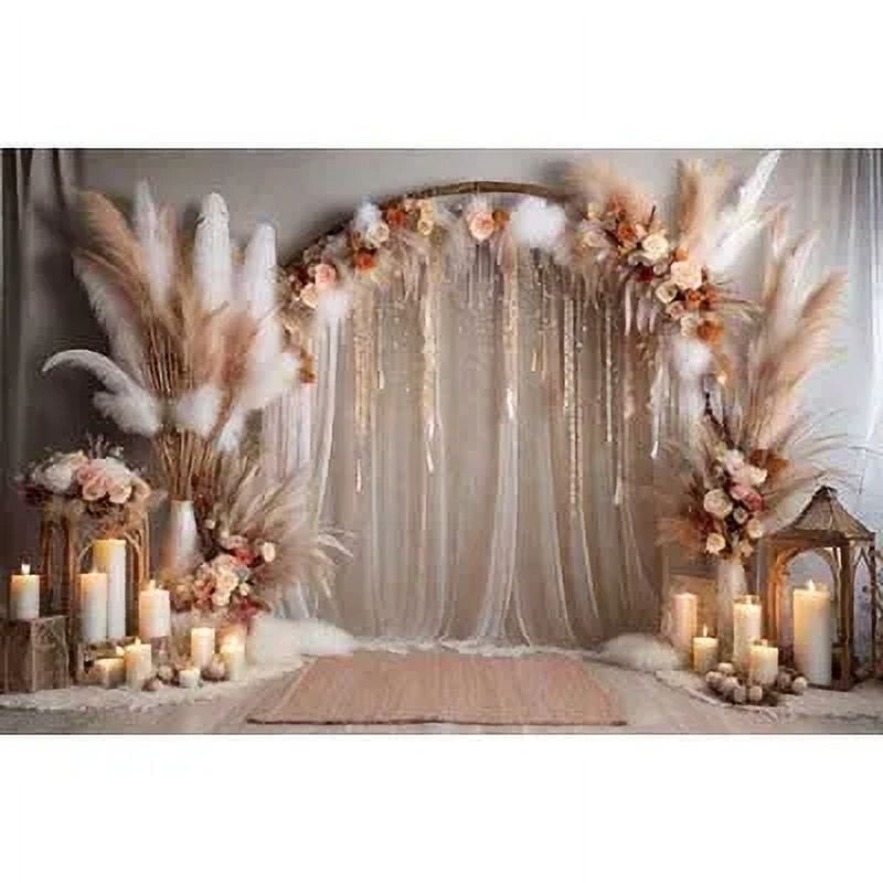 Autumn Farm Background Photography Boho Cowboy Thatch Arch Photocall ...