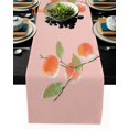 Autumn Farmhouse Persimmon Wedding Home Party Table Runners Coffee ...
