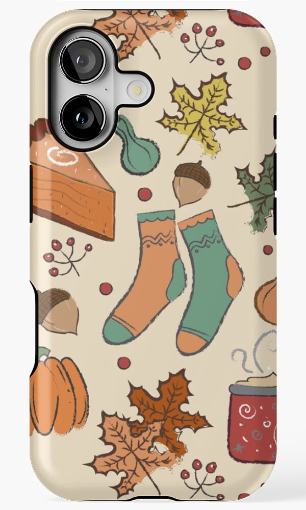 Autumn Favorites Seasonal Holiday Art Phone Case for iPhone 11 12 13 14 ...