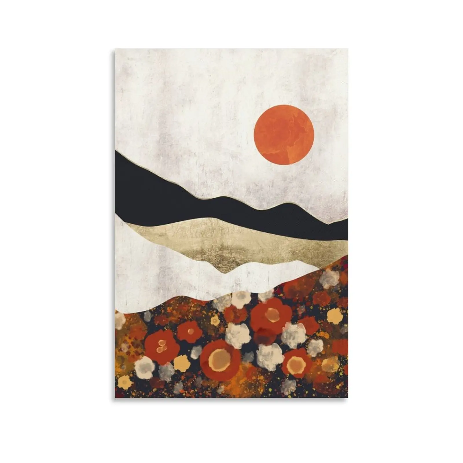 Autumn Field Canvas Painting Wall posters room decoration decorative ...