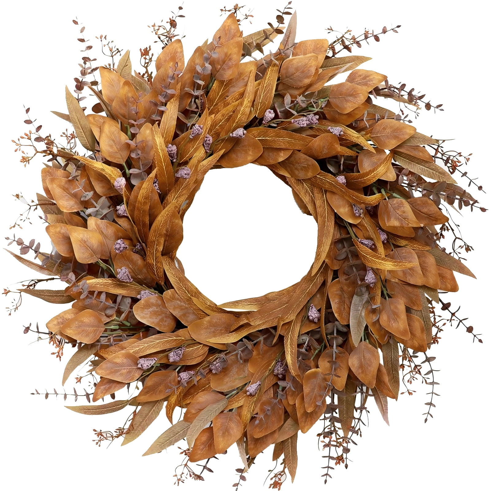 Autumn Flower Wreaths Pumpkin And Berry Door Hangings Harvest Festival ...